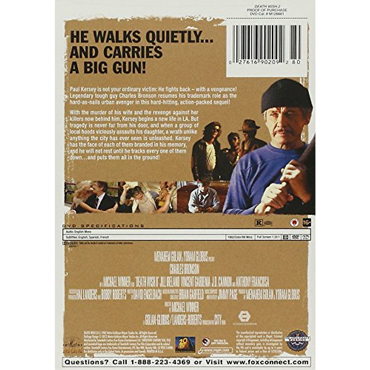 Death Wish II (PS/RPKG/DVD)