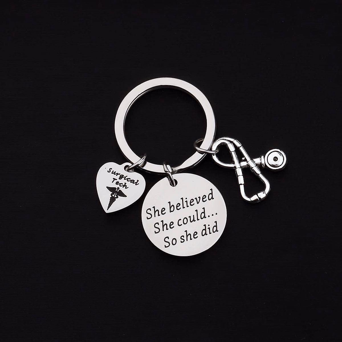 BLEOUK Surgical Tech Gift She Believed She Could So She Did Surgical Tech Inspirational Gift (Surgical Tech)