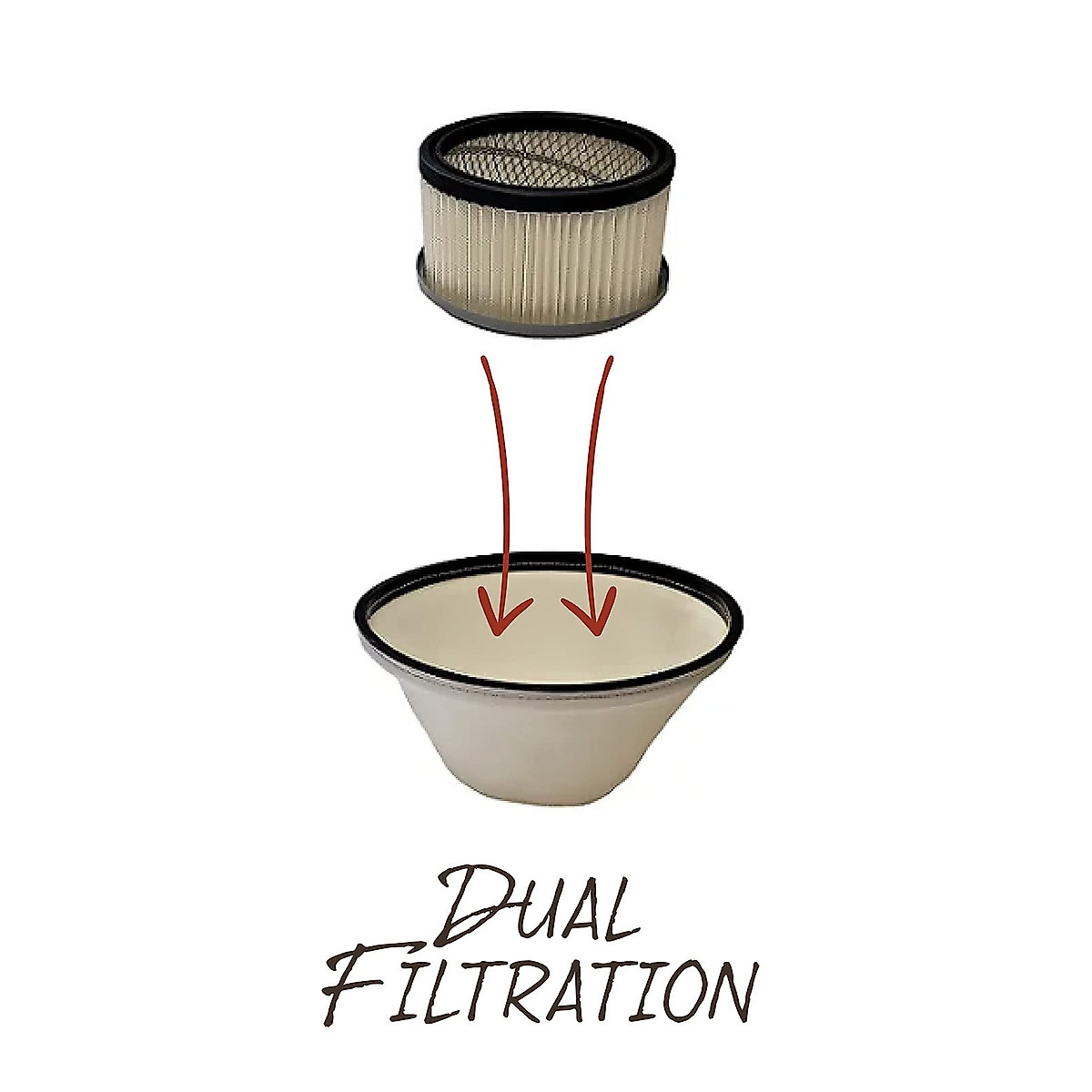 Pellethead Ash Vault Pro 5-Gallon 10-Amp Power Ash Vacuum with Hose Accessories and Heat-Resistant HEPA Filters