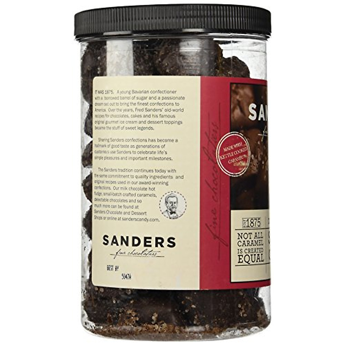 Sanders Dark Chocolate Sea Salt Caramels - 36 ounces (2.25 pounds)