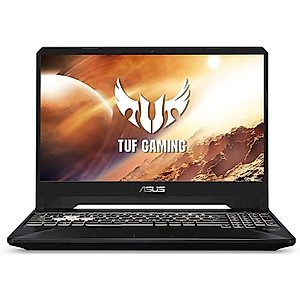ASUS TUF FX505DV 15.6” FHD 144Hz IPS Gaming Laptop, AMD Ryzen 7 3750H Processor, NVIDIA GeForce RTX 2060, 16GB DDR4, 512GB SSD, Webcam, Wi-Fi, Bluetooth, RGB Backlit Keyboard, Windows 10