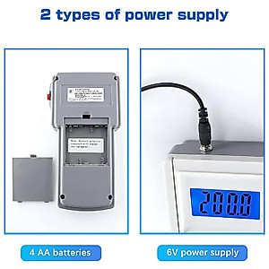 XDTKJDZ Water Quality Tester, Portable Digital Water Turbidimeter, Scientific Turbidity Meter, Measuring Range 0-200NTU, with LED Display, for Lab Water Treatment Plant Wine Industry