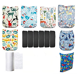 LilBit Baby Reusable Pocket Cloth Diapers (YMXTZZH04)