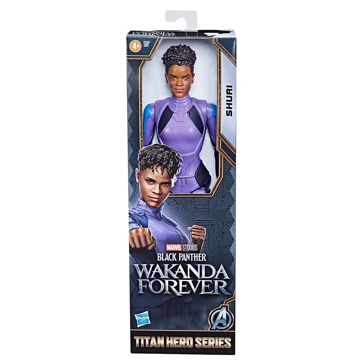 Spider-Man Marvel Studios' Black Panther: Wakanda Forever Titan Hero Series Shuri Toy, 12-Inch-Scale Action Figure, Marvel Toys Kids Ages 4 and Up