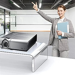 DYCacrlic Clear Acrylic Computer Monitor Stand, Heavy Duty Monitor Riser for Office Home Desktop Corner, Free Standing Lucite Monitor Stands for Laptop Screen Tablet TV Lcd, Desk Riser Leg Lift