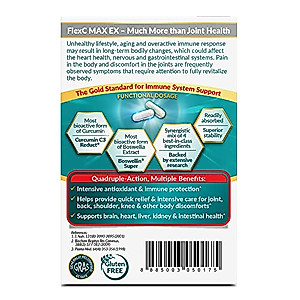 LABO Nutrition FlexC MAX EX with Turmeric Curcumin C3 Reduct 95% Tetrahydrocurcuminoids, Bioperine, Boswellia Extract & OptiMSM, Effective Antioxidation, Joint & Body Discomfort Relief
