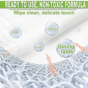 Air Jungles All Purpose Car and Home Cleaning Wipes 70 Count (Pack of 1), Extra Large 8" x 10" Size Cleaner Wipes for Car Interior Household Appliance Yoga Mat Desk Gym Equipment Couch Desk & More