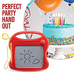 18 Pack of Mini Magnetic Drawing Board for Kids - Mini Doodle Pad Bulk Toys for Party Favors for Kids 4-8 and 8-12 - Classroom Prizes, Goodie Bags for Kids Birthday Party