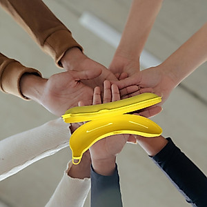 SUMELA Banana Keeper Guard, Reusable Outdoor Travel Case, Banana Protector, Kitchen Gadgets… BPA-FREE Storage Pod, Storage Box for Picnic Camping, Keep Fresh