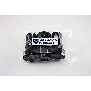 Skyway Viper Waterproof Airtight Smell Proof Stash Box Odor Sealing Container with Child Resistant Cap 2 OZ - Set of 3