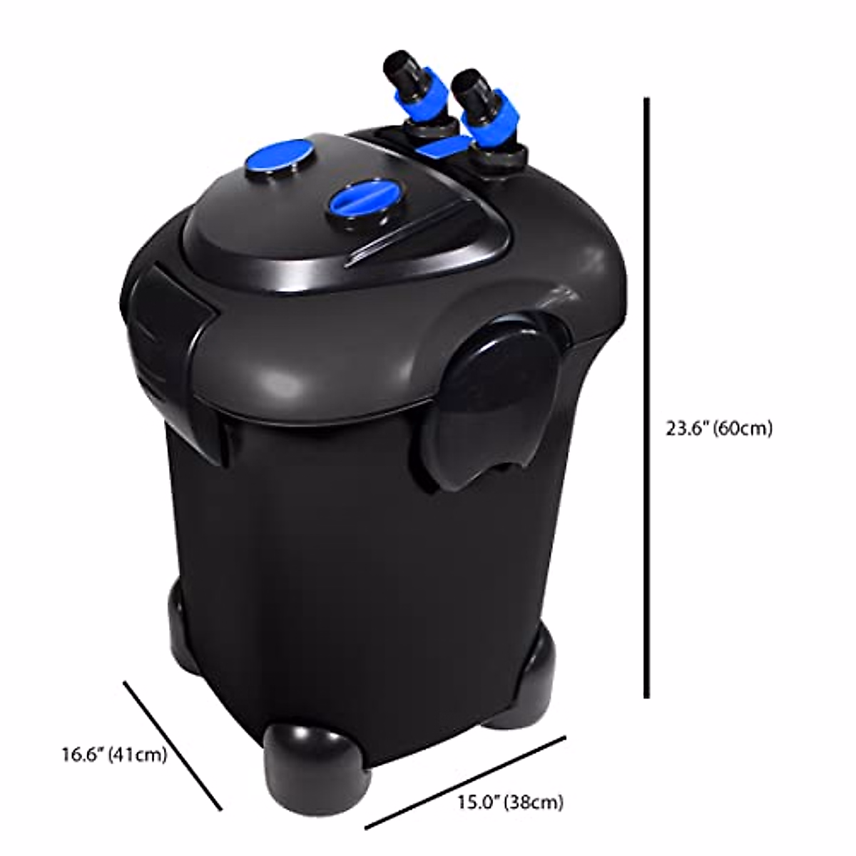 Penn-Plax Cascade Max Flow Aquarium Canister Filter – Great for Extra Large Fish Tanks – Perfect for 250+ Gallon Aquariums – 820 Gallons per Hour (GPH)