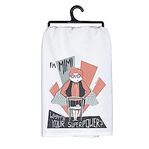 Primitives by Kathy Dish Towel I'm Mimi What's Your Superpower?