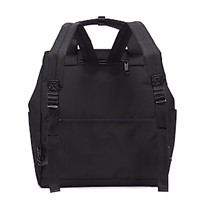 Kah&Kee Backpack Purse for Women Convertible -14 inch Laptop Tote Shoulder Bag. Ideal for Work, College, Travel & Nurses (Black)