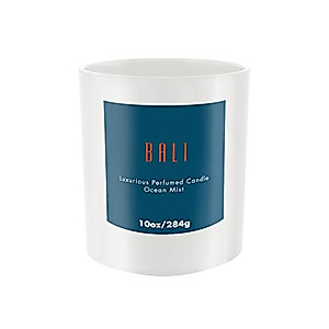 Enesco Izzy and Oliver Destinations Bali Scented Jar Candle, 10 Ounce, Ocean Mist