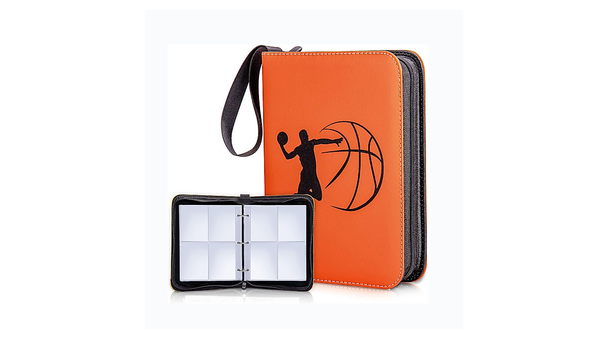 Basketball Card Binder - 400 Pocket Zipper Album