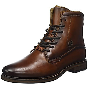 bugatti Men's Marcello I Fashion Boots, Cognac, 12 US