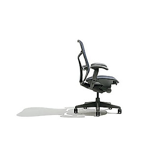 Mirra Chair Herman Miller Deluxe Fully Highly Adjustable Home Office Desk Task Chair MR223 with Forward Tilt Seat Angle, Adjustable Arms, Flexfront Seat, Graphite Frame with Graphite Airweave Seat and Triflex Backrest, Standard Casters