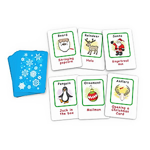 Arizona GameCo Santa Claus Charades, a Family Christmas Party Game for Kids Ages 6 and Up – No Reading is Required to Play – Perfect for Families, Stocking Stuffer