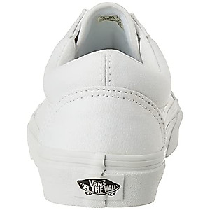 Vans Women's UA Old Skool Sneakers, True White, 8 Medium US