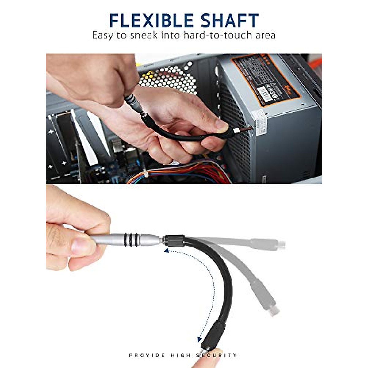 Syntus Precision Screwdriver Set, 63 in 1 with 57 Bits Screwdriver Kit, Magnetic Driver Electronics Repair Tool Kit for iPhone, Tablet, Macbook, Xbox, Cellphone, PC, Game Console, Black