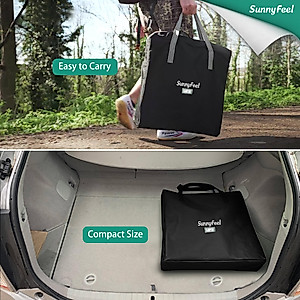 SUNNYFEEL Camping Directors Chair, Heavy Duty,Oversized Portable Folding Chair with Side Table, Pocket for Beach, Fishing,Trip,Picnic,Lawn,Concert Outdoor Foldable Camp Chairs