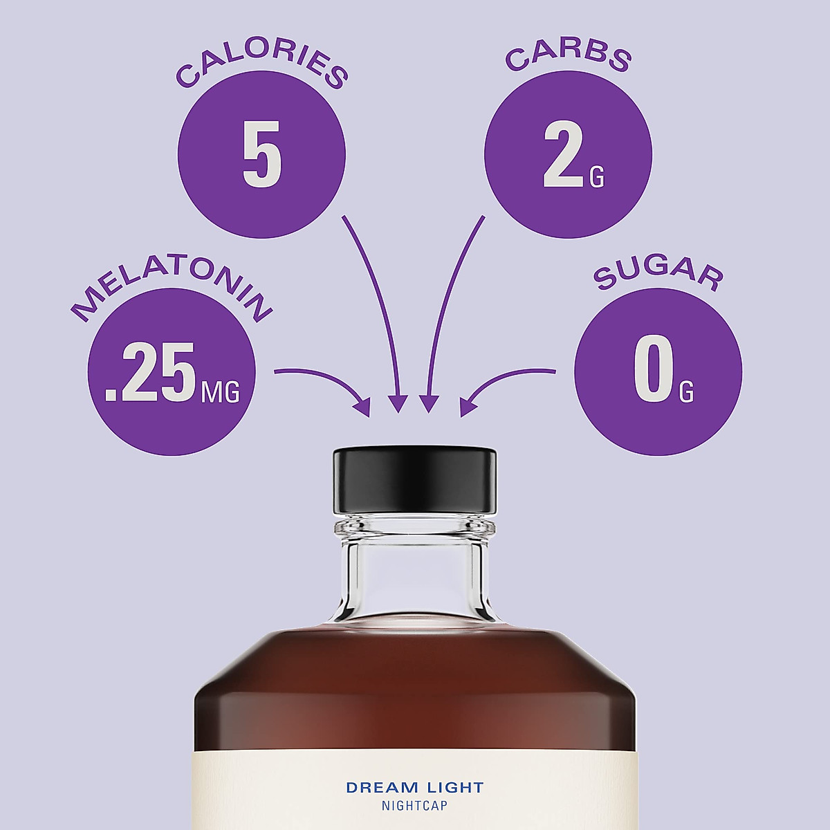 Dream Light by Kin Euphorics, Non Alcoholic Spirits, Nootropic, Botanic, Adaptogen Drink, Earthy Oak, Smoky Clove and Spicy Cinnamon, Soothe The Spirit and Quiet The Mind, 16.9 Fl Oz