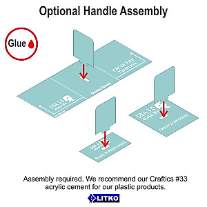 LITKO Small Scale Gauge Set Compatible with DBA 3.0, Transparent Light Blue (5)