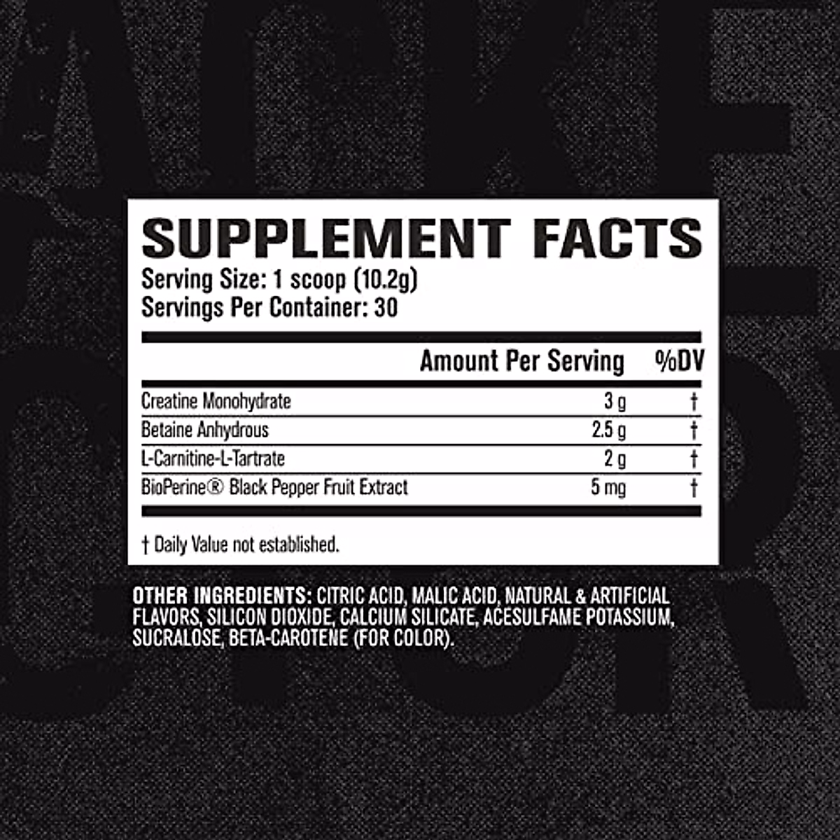 Jacked Factory Growth Surge Creatine Post Workout w/L-Carnitine - Daily Muscle Builder & Recovery Supplement with Creatine Monohydrate, Betaine, L-Carnitine L-Tartrate - 30 Servings, Sour Peach Rings