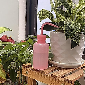 Valchoose 150ML Pink Wash bottles squeeze 5oz Mini Professional, Water Bottle for Lash Extensions, Easy to Carry Lash water bottle squeezer (1Pack)