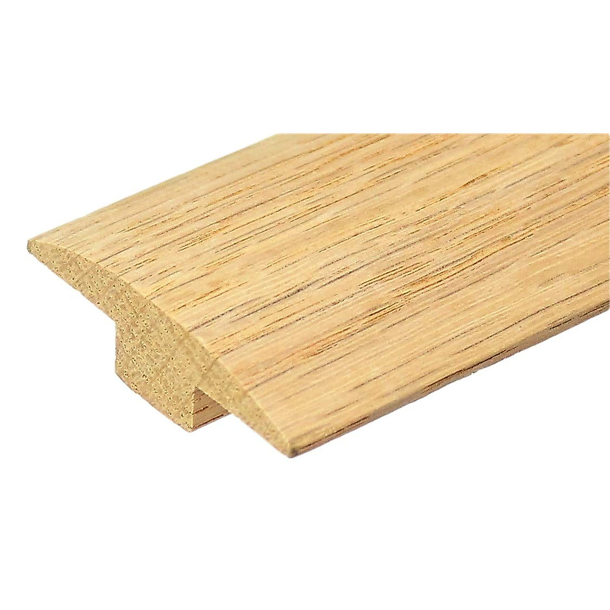 2" Unfinished Oak T-Molding 5/8" High W-1968-U (3 FT)