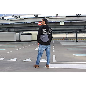 WATERFLY Sling Crossbody Chest Bag: Slim Anti-Theft Cross Body Bag Over Shoulder Backpack Stealth Side Pack Man Woman