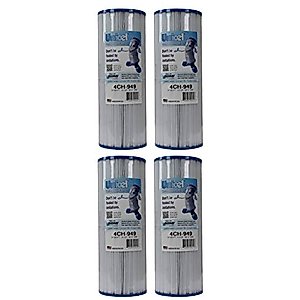 4) New Unicel 4CH-949 Pool Spa Waterway Replacement Filter Cartridges 50 Sq Ft