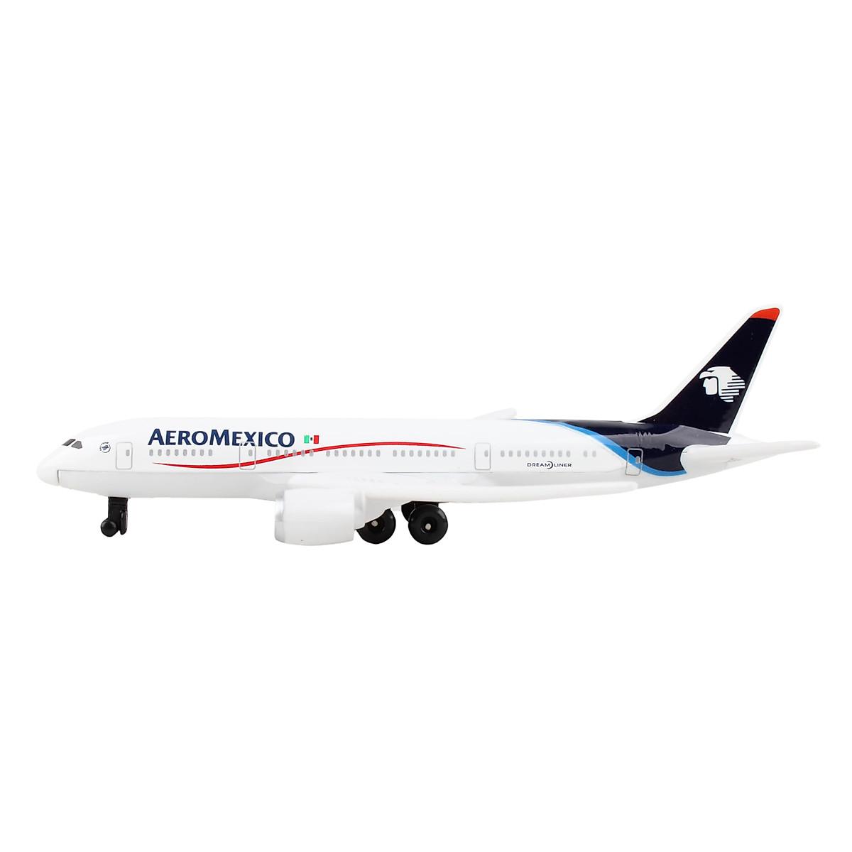 Daron Aeromexico Single Plane, White and Block