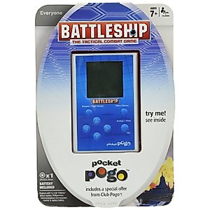 Electronic Handheld Battleship Pogo Pocket Game