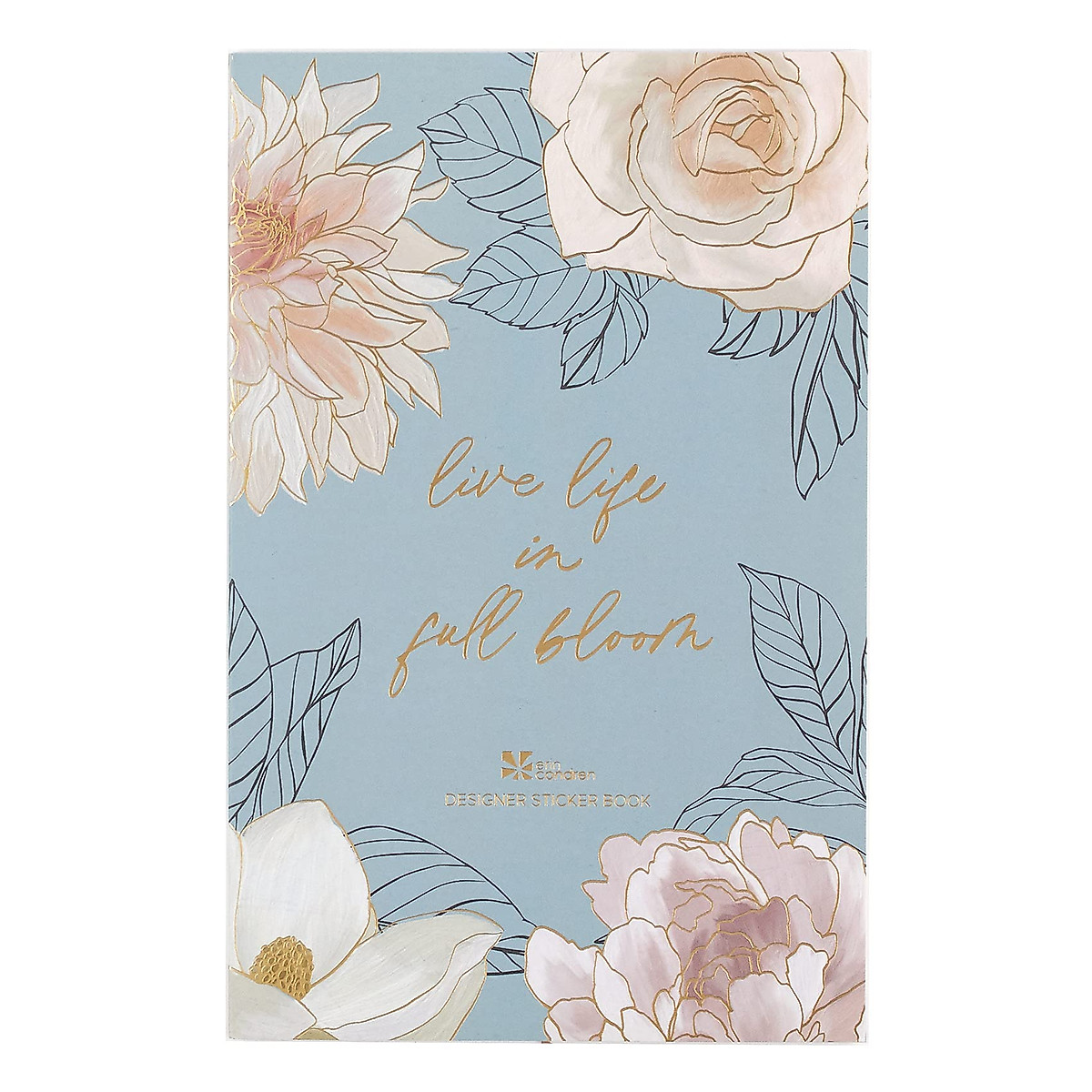 Classic Sticker Book in Flora, Decorate Your Paper Crafts, Label, Color Code Your Planner and Calendar with Beautiful Stickers in Elegant Flora by Erin Condren