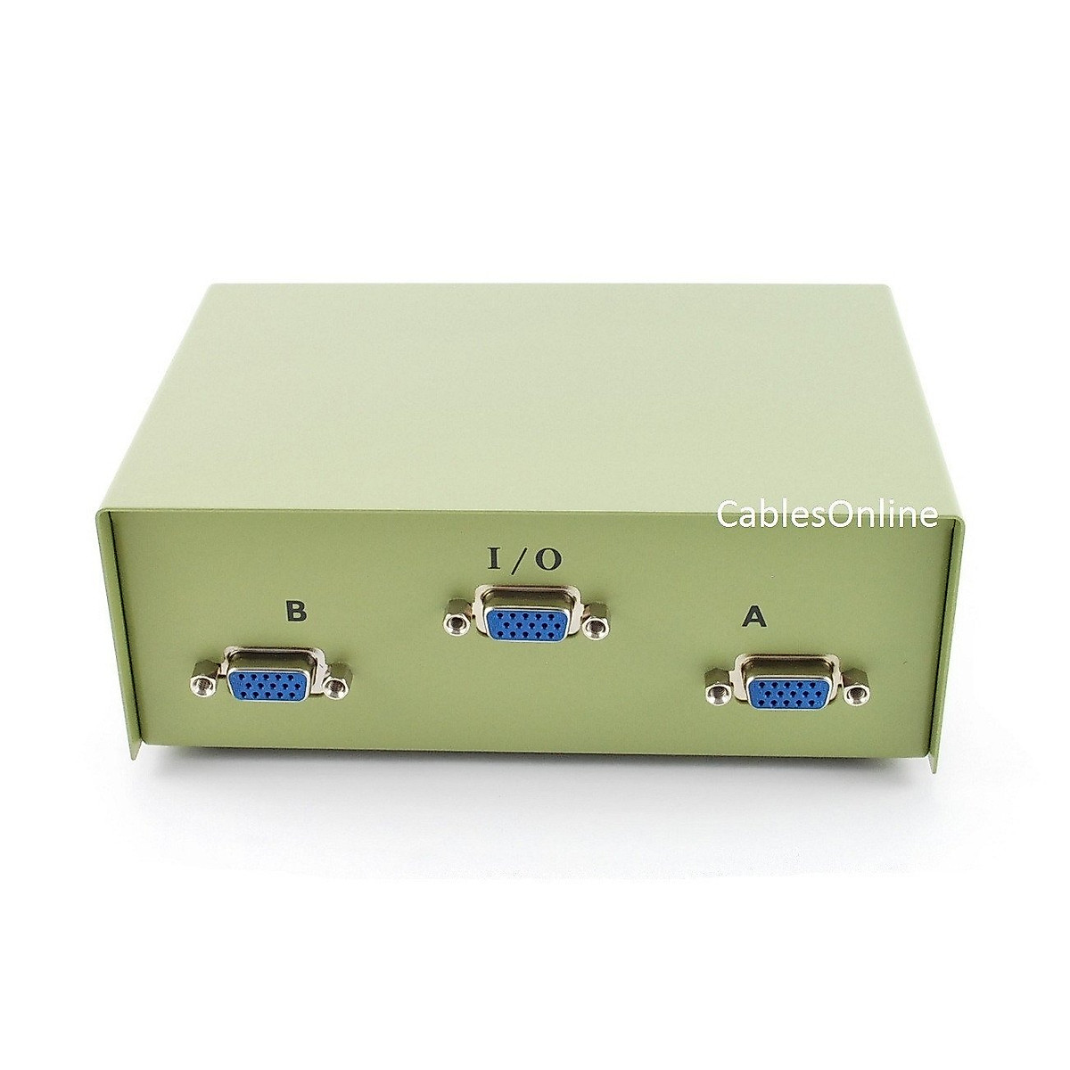 CablesOnline 2-Way VGA (HD15) Manual Switch Box (SB-008)