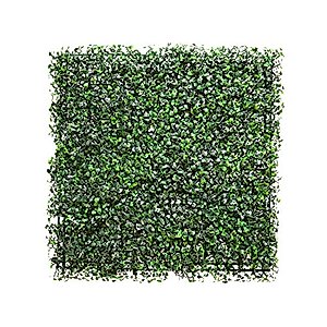 Windscreen4less Artificial Faux Ivy Leaf Decorative Fence Screen 20'' x 20" Boxwood/Milan Leaves Fence Patio Panel,New Milan Leave 22 Pieces