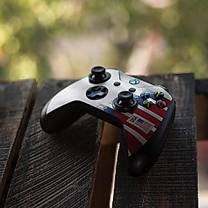 Skinit Decal Gaming Skin Compatible with Xbox One S Controller - Originally Designed USA Soccer Flag Design