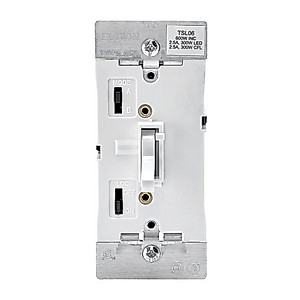 Leviton R02-TSL06-1KW Toggle, White