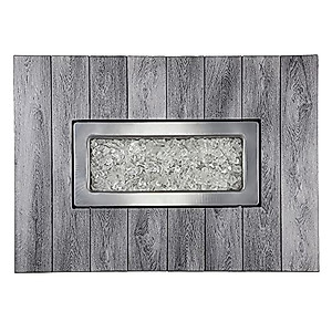 Endless Summer Gas Outdoor Fire Pit Gad17104es Rustic Square Steel