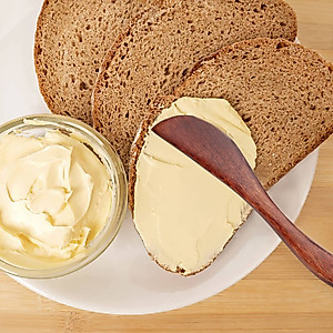 CHWAIKA Butter Knife Spreader Wooden Butter Spreader Knife Set of 10 Butter Knife for Peanut Jam Cheese (BK-01)