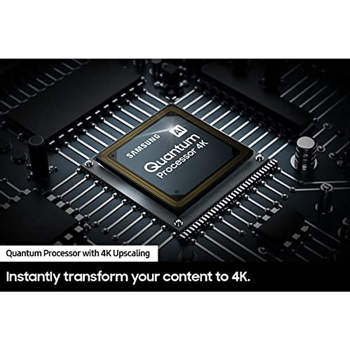 SAMSUNG QN50Q60CAFXZA 50 Inch QLED 4K Quantum HDR Smart TV with a MONACO-5-1-2-SOUNDSEND 5.1.2Ch Speakers with WiSA SoundSend (2023)