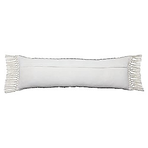 Jaipur Living Vibe Haskell 13"X21" Pillow, Bohemian Slate for Outdoor Spaces