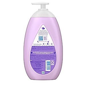 Johnson's Moisturizing Bedtime Baby Body Lotion with Coconut Oil & Relaxing NaturalCalm Aromas to Help Relax Baby, Hypoallergenic, Paraben- & Phthalate-Free Baby Skin Care, 27.1 fl. Oz