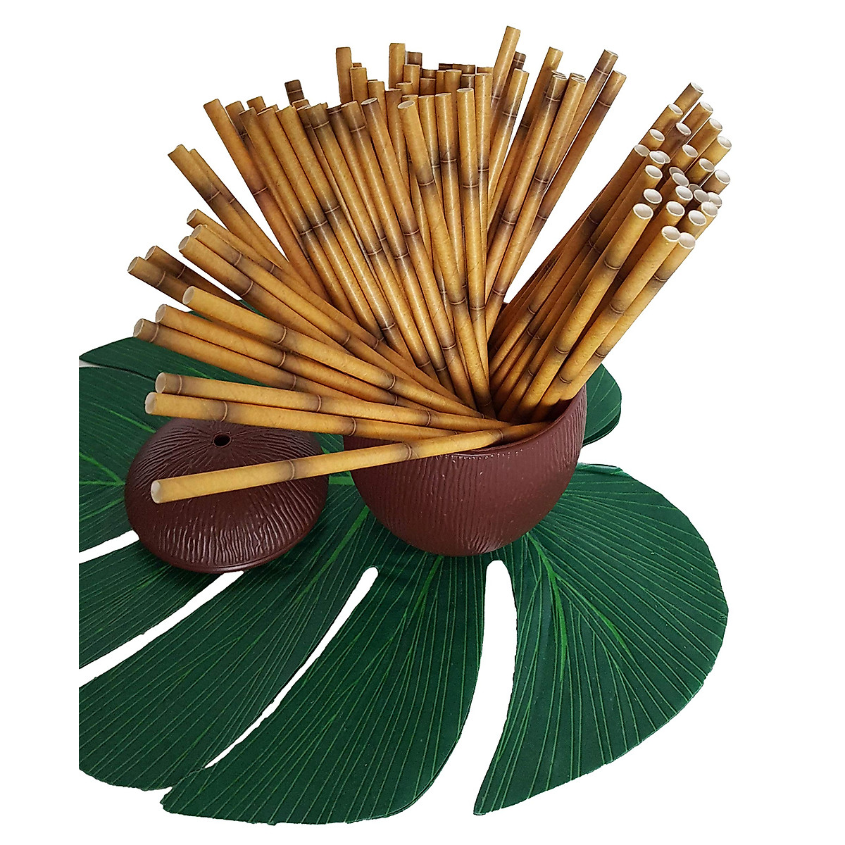 Bamboo Paper Straws, by Dondor (Bamboo (48 Piece))