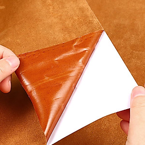 NASTASSA Microfiber Suede Fabric Self Adhesive Car Wrapping Film Imitation Leather Decorative Trims for Headliner Car Seat Center Console (Black), AF0855