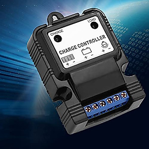 Solar Charge Controller, PWM 6V/12V 3A Portable Solar Panel Charger Energy Controller Regulator Battery Regulator with LED Indicator 3 Operating Modes