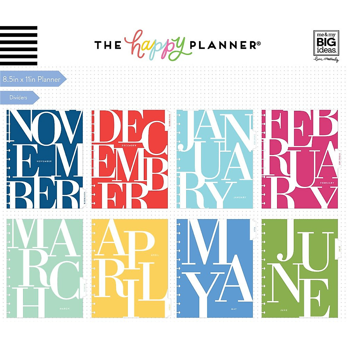 me & my BIG ideas The Happy Big 18 Month Planner, Multicolor