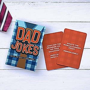 Gift Republic Dad Jokes 100 Hilarious Dad Joke Cards World's Funniest Dad Jokes & Puns Funny Father's Day Birthday Christmas Gift for Dad Granddad