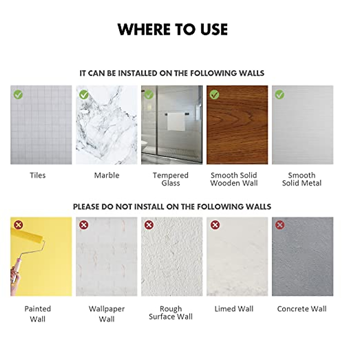 TOVE KNIGHTY Shower Caddy, 4-PCS Corner Shower Shelves, Bathroom organizer Rustproof Shower Basket with Soap Dish and Hooks, No Drilling Adhesive Storage Organizer for Bath, Toilet, Kitchen and Dorm